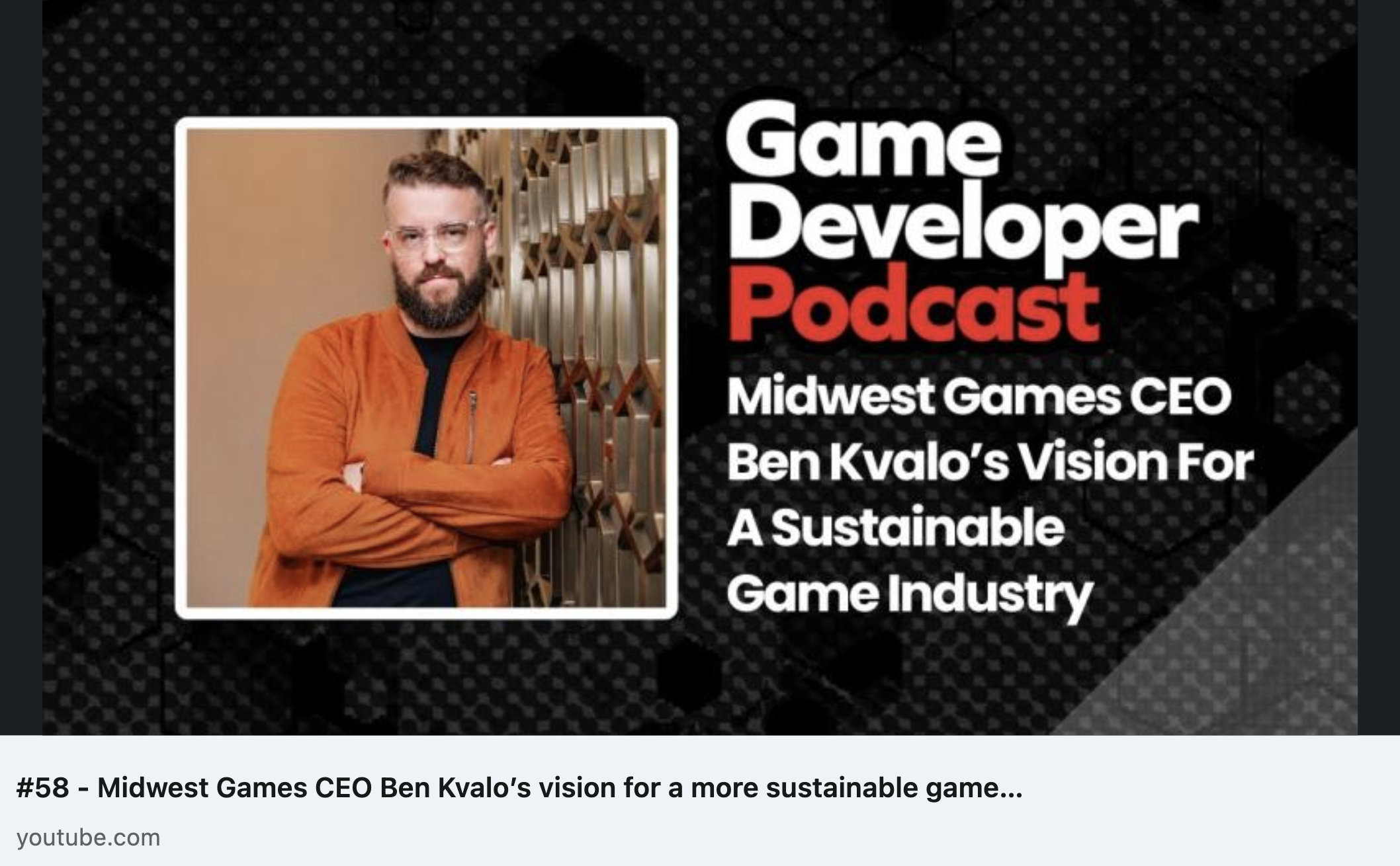 Game Developer Interviews Ben Kvalo on Saving the Games Industry - Midwest Games